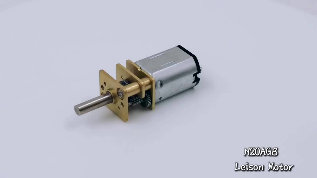 Mikro 500rpm 6 Rpm 12v Dc N20 Reduksi Gear Motor Dengan Poros Ganda ...