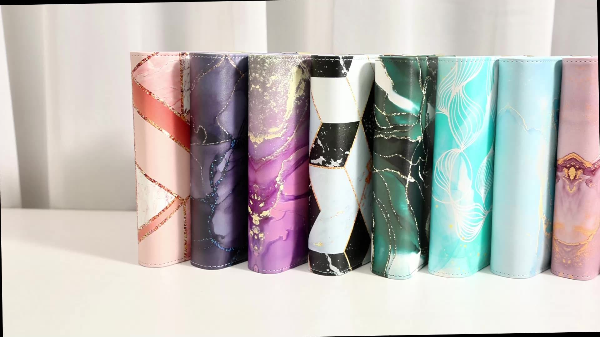 Custom Loose Leaf A6 Binder Wallet With Envelope Stationary Accessories Calculator Organizer ...