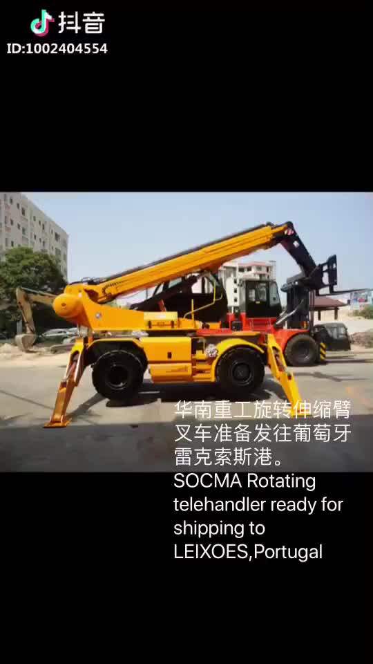 360 Degree Rotary Telescopic Forklift,15m Lifting Height 4t Telehandler ...