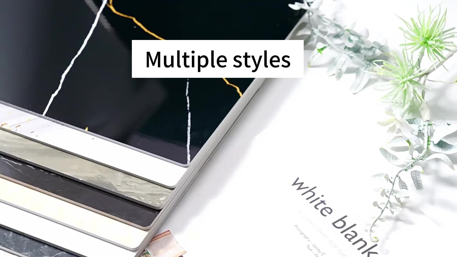 Modern Carbon Slate Marble Wall Panel 3mm Pvc Marble Decorative ...