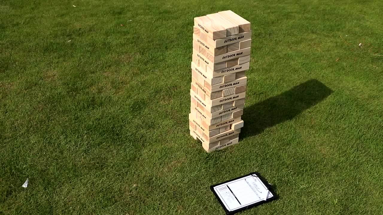 Giant Tumbling Tower - Jumbo Tumbling Tower - Extra Large Stacking Game ...
