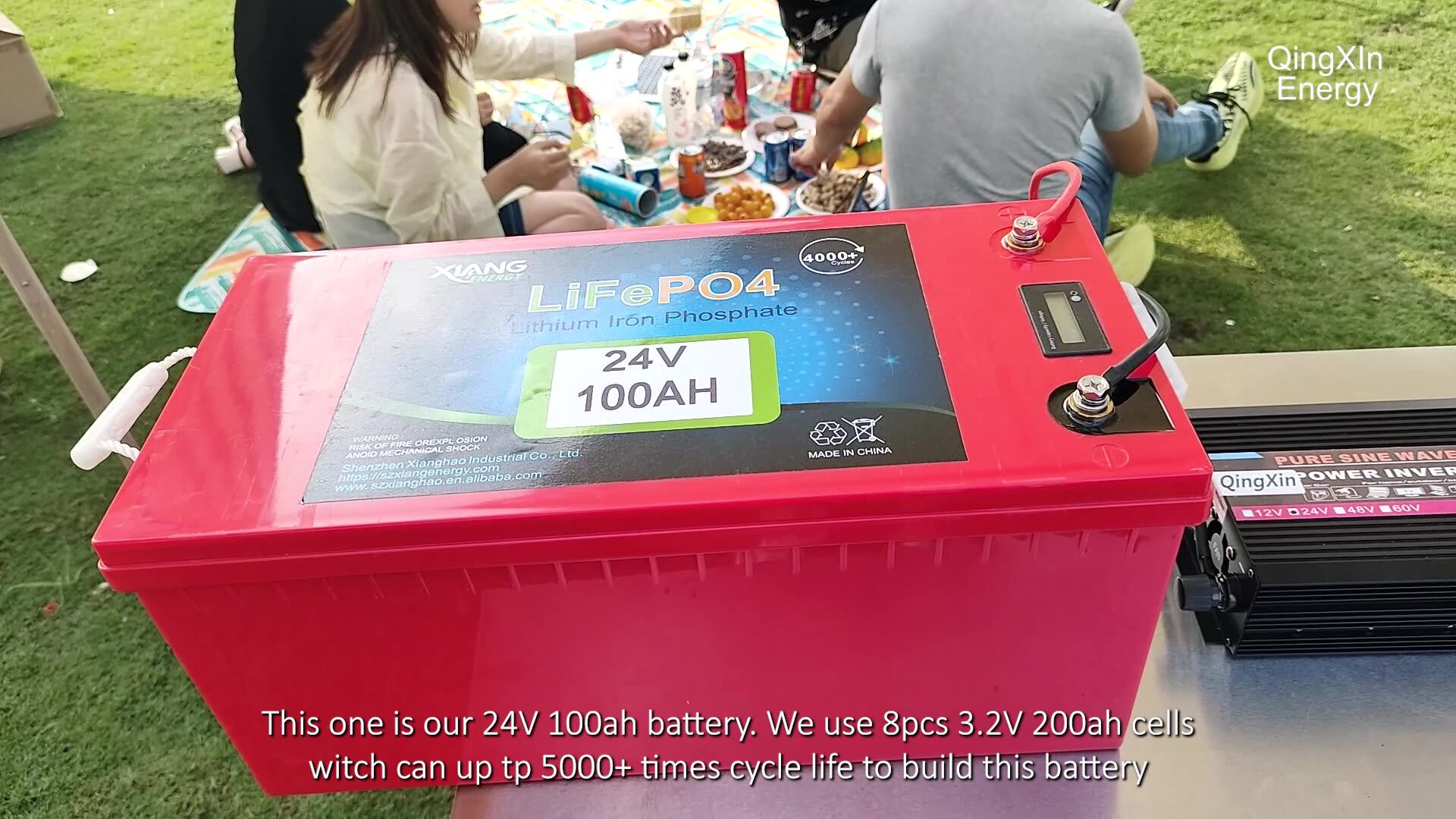 24v 100ah Lifepo4 Lithium Ion Battery Rechargeable Lipo Batterie For ...