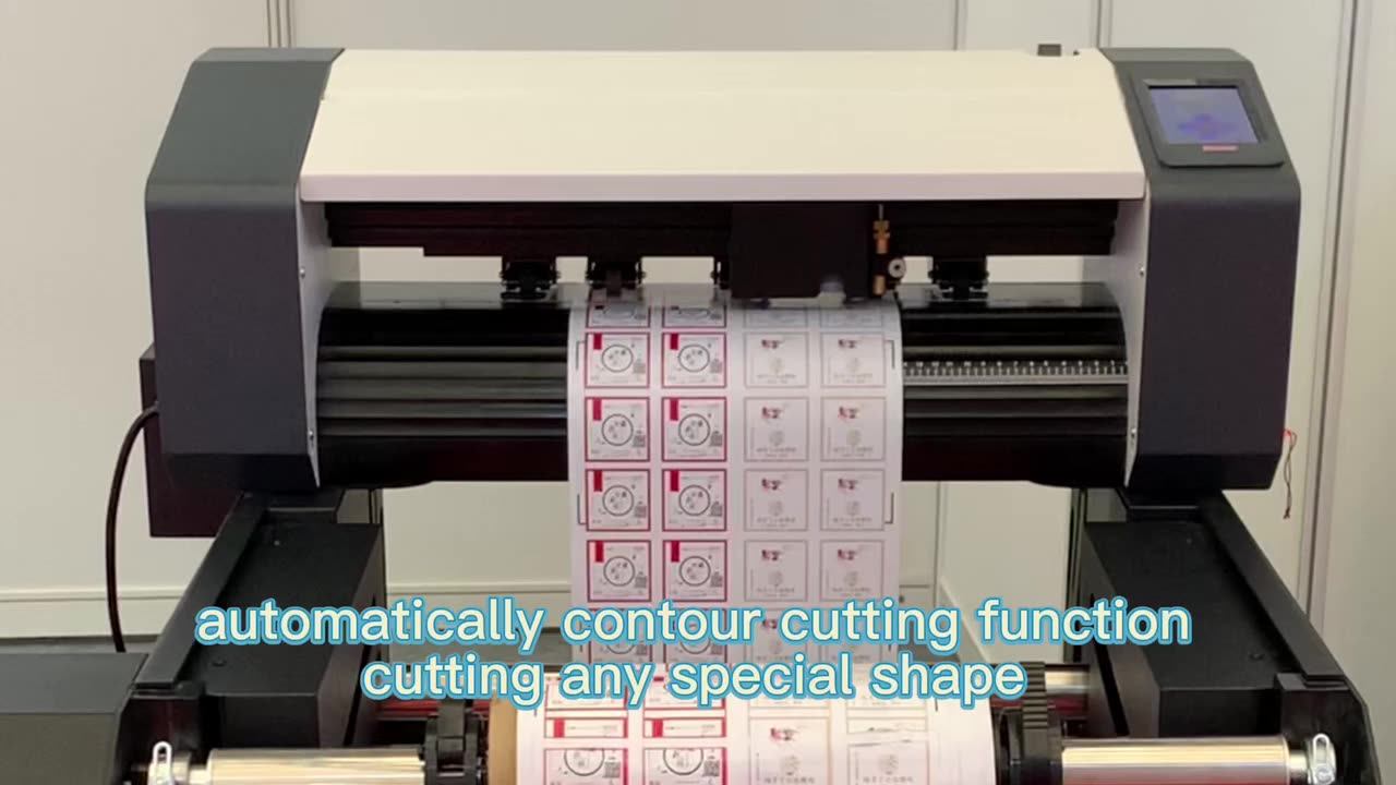 Automatic Sheet Feed Label Cutter A3 Size Roll To Roll Label Cutter ...