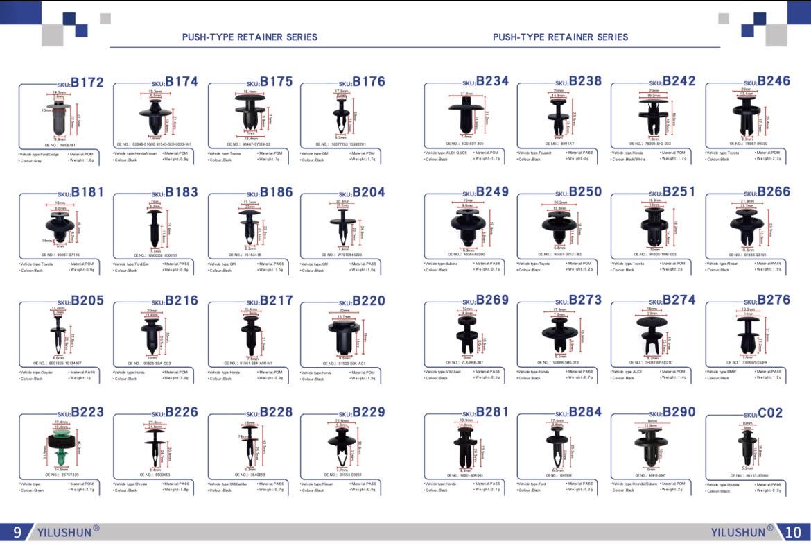 D32 Plastic Retaining Clips Bumper Auto Fasteners Cars Plastic Clips ...