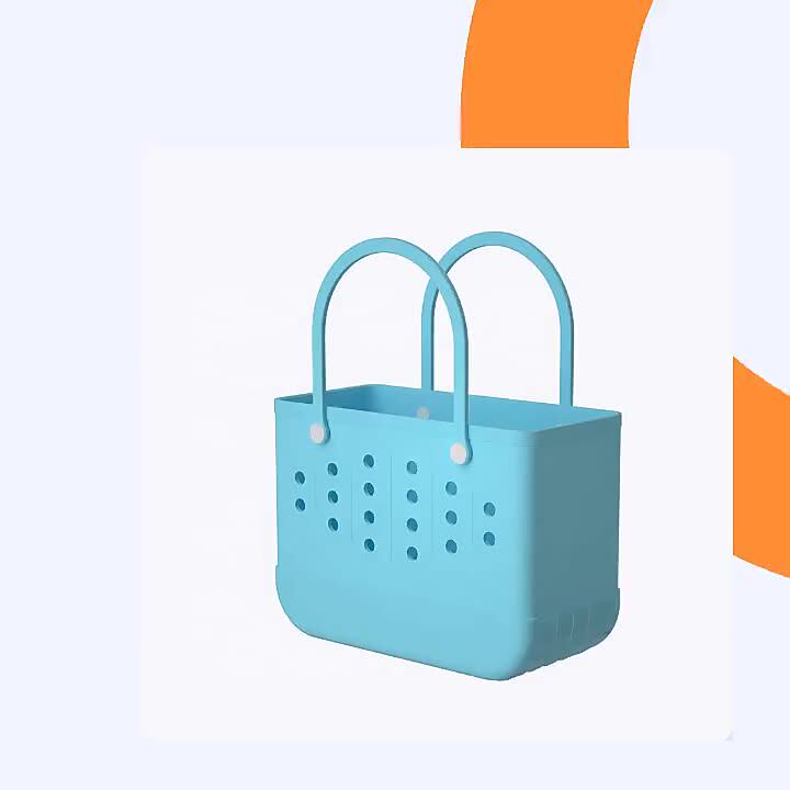 Factory Custom Bogg Bag Silicone Beach Xl Large Tote Handbags Bolso ...
