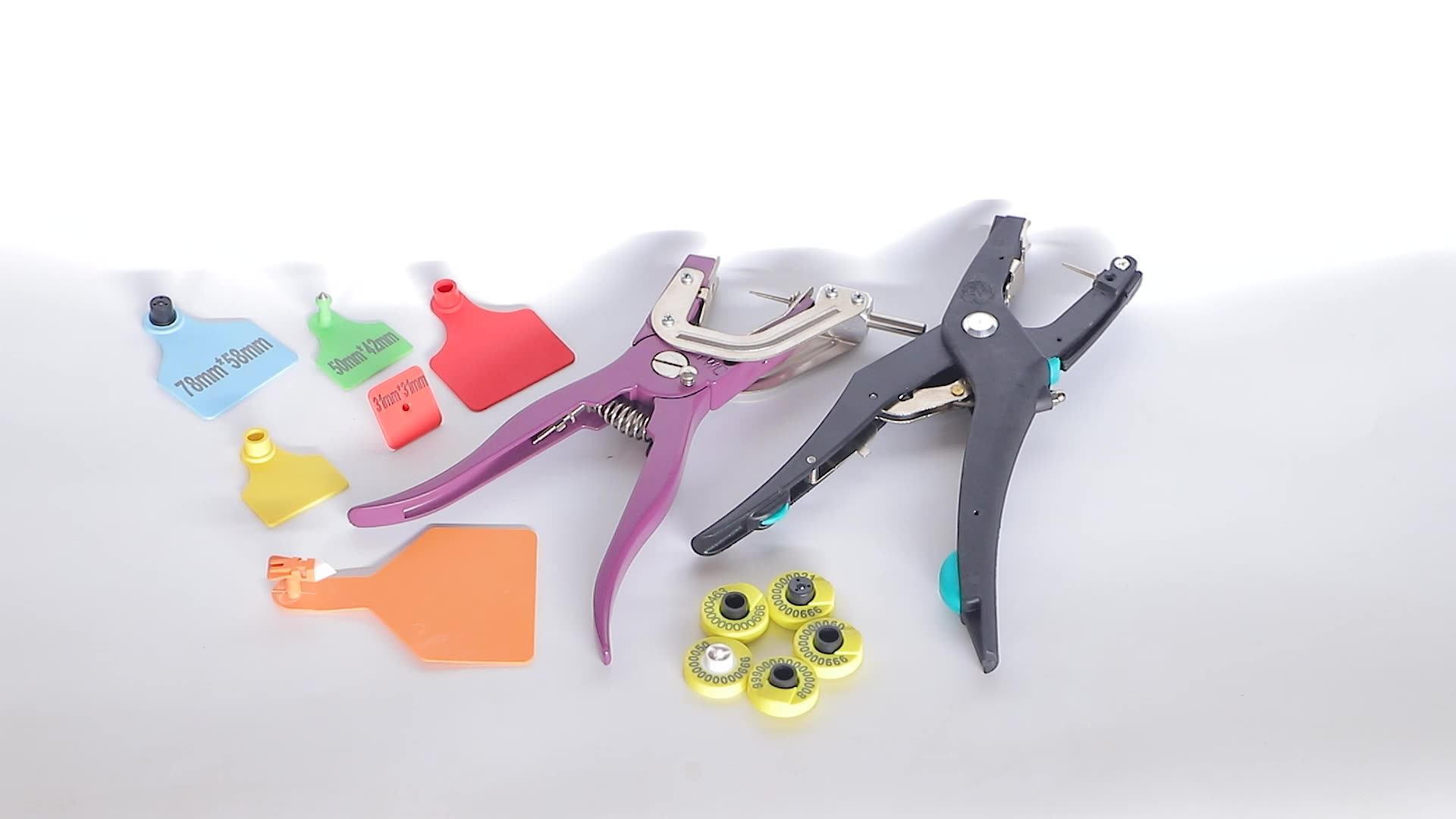 2023 New Design Cattle Ear Tags Cows Livestock Identification Goats ...