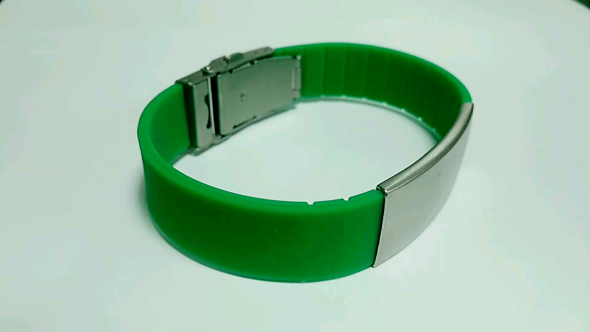 Wide Silicone Bracelet Bangles Silver Bracelet Adjustable - Buy Wide ...