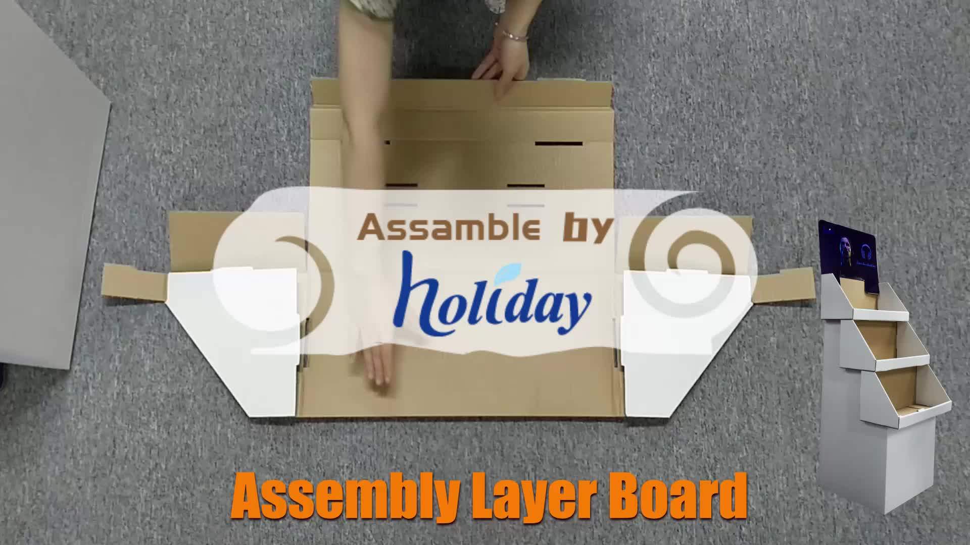 Holidaypac Cardboard Store Display Stand Paperboard Supermarket Shelf ...