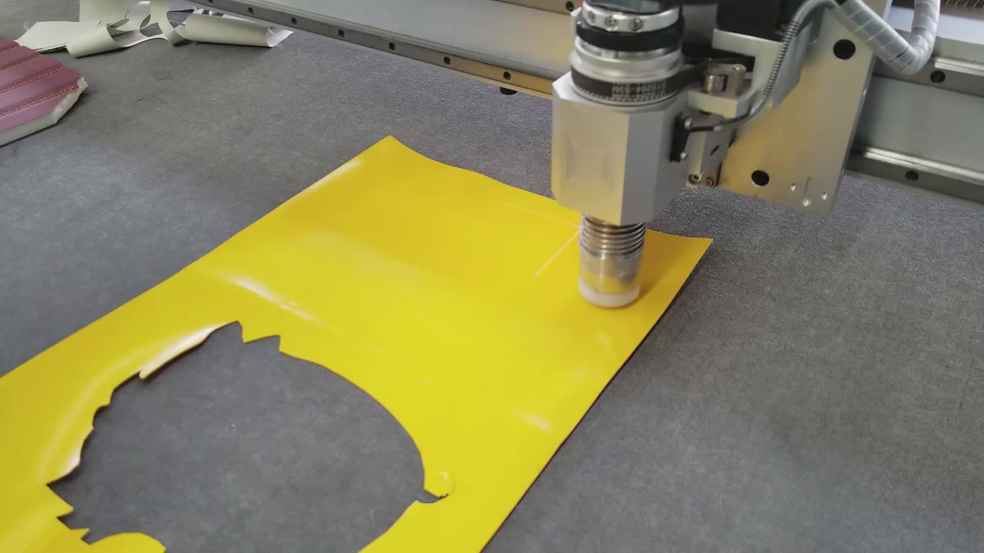 Cnc Leather/pu Cutting Machine For Shoe,Apparel,Glove,Bag Cnc Vibrating ...