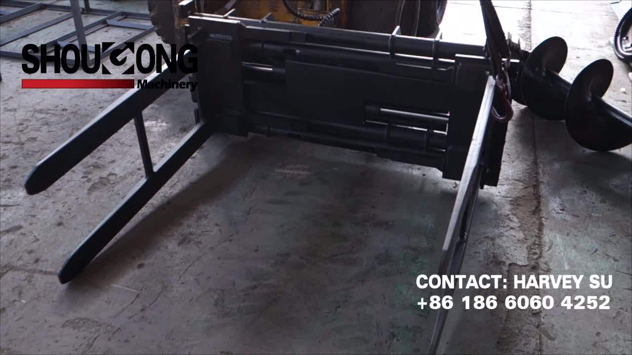 Shougong Hay Bale Squeeze - Buy Hay Bale Squeeze,Wheel Loader Grapple ...