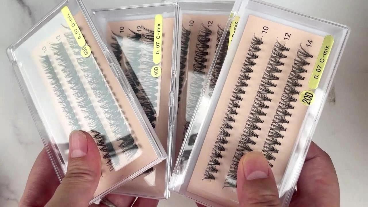 Sp Eyelash Cluster Lashes 280pcs 30d 40d 50d C D Curl Long Individual ...