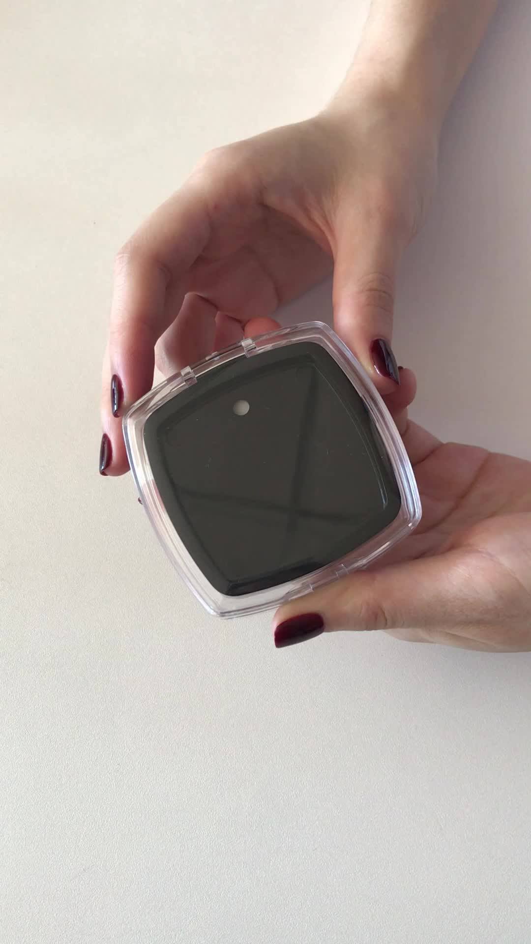 New Products Wholesale Empty Square Makeup Face Compact Powder Case ...