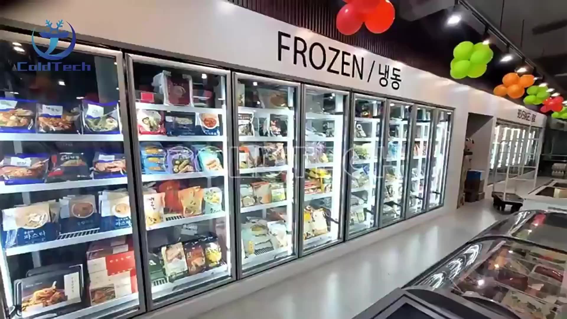 Grocery&convenience Store Storage Display Coolers & Freezers Room Walk ...