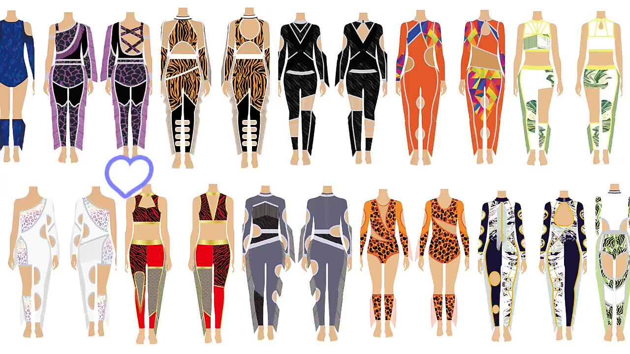 Custom Dance Team Tracksuit Girls Sexy Cheerleading Majorette Dance ...