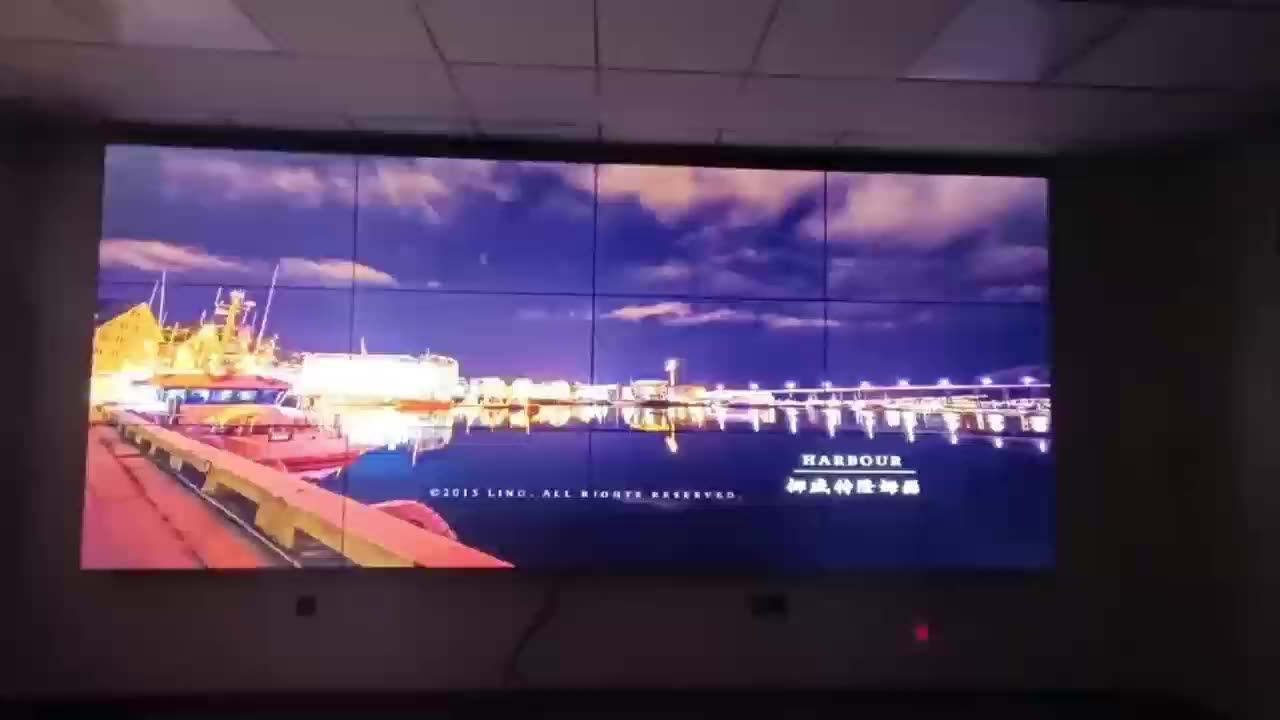 Monitoring Lcd Display Tv 4k 55" Panel Mount Controller Splicing Screen ...