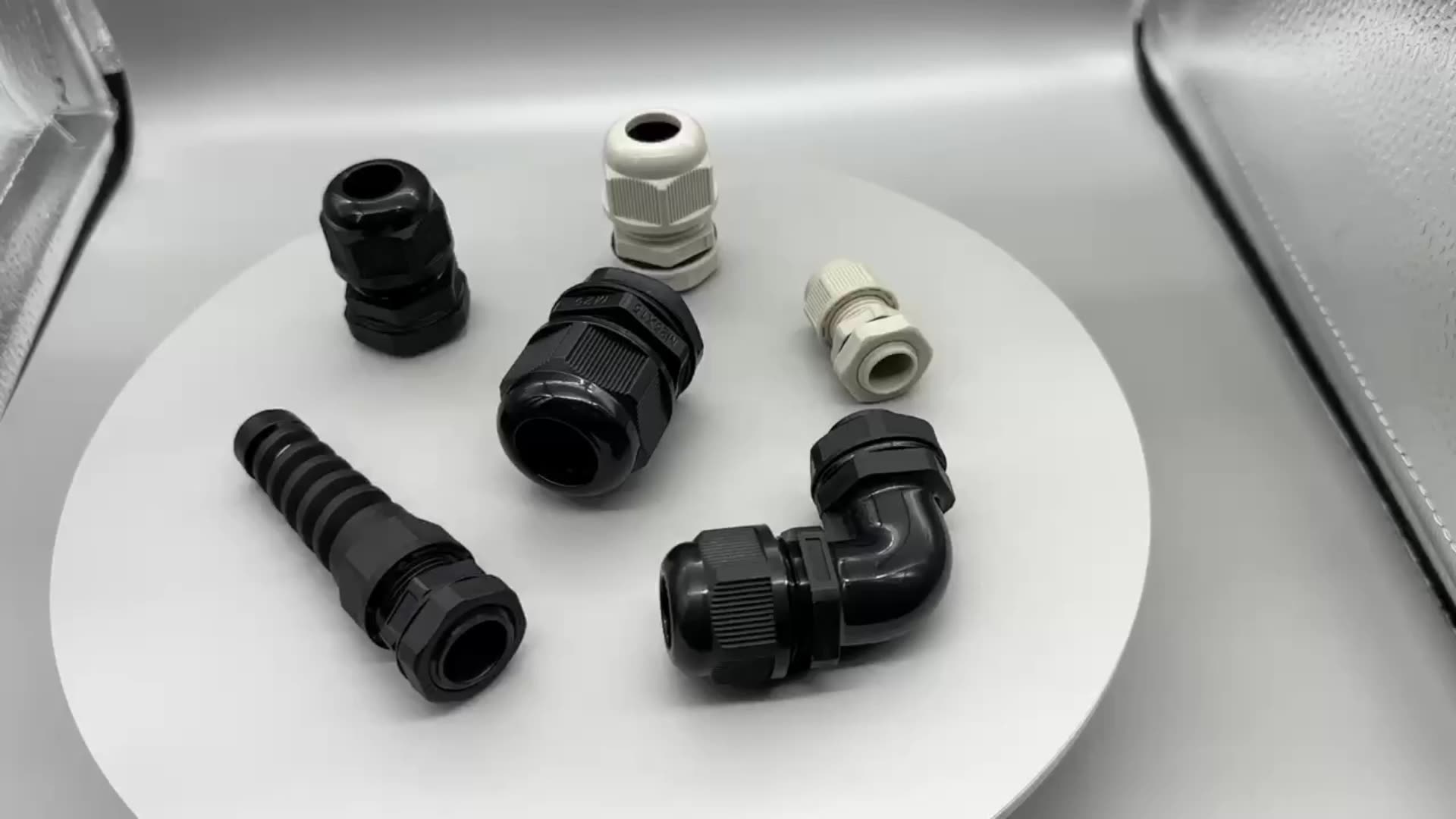 M16 M20 M25 M32 Cable Gland Nylon Xingtaida Waterproof Ip68 Black White Cable Gland Plastic ...