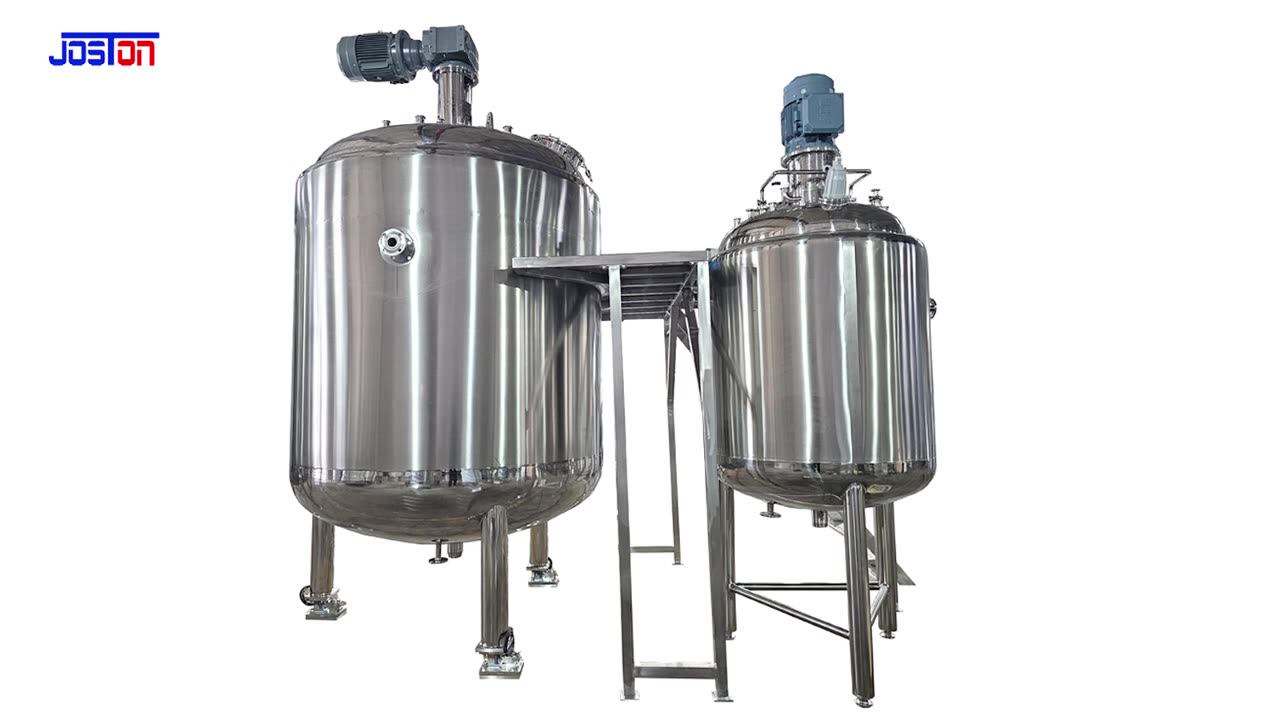 Josotn Plc Ss304 Control Panel Propulsion 5000l-10000l Mixing Tank ...