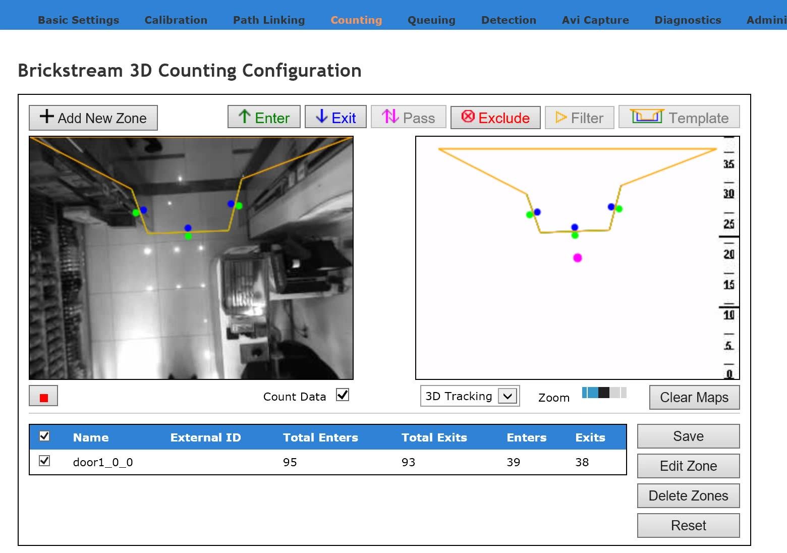 3d People Counter People Counting Sensor Camera For Retails - Buy ...