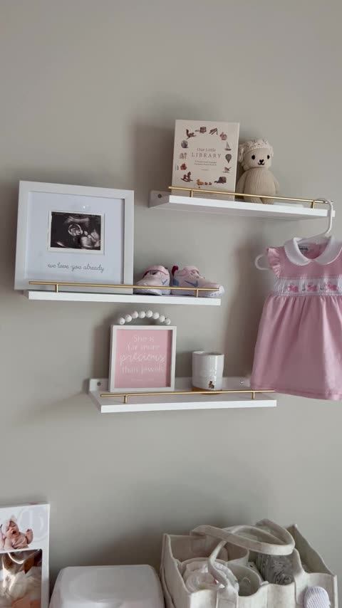 Floating Shelves With Metal Guardrail Shelves For Wall Decor Wall ...