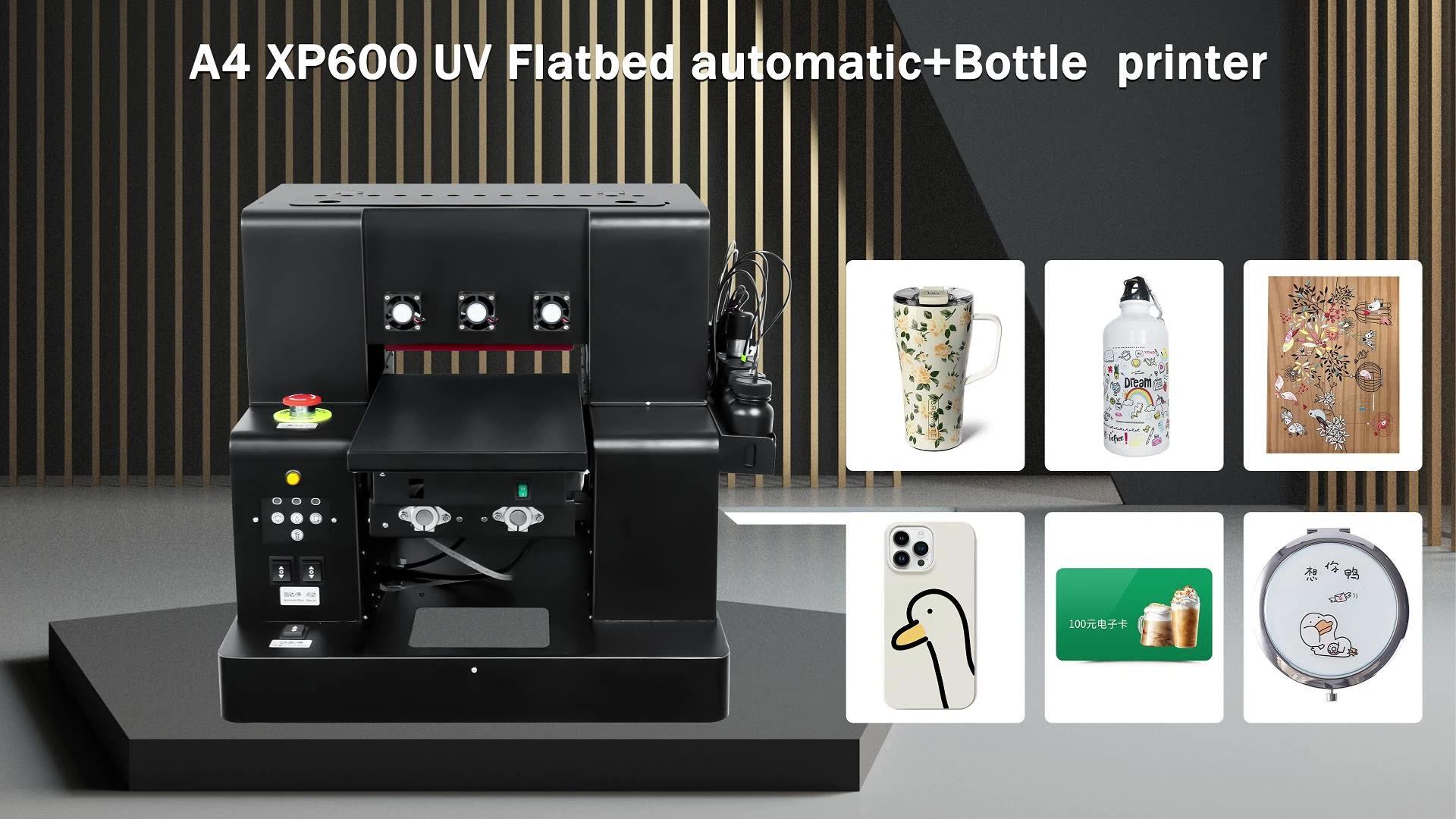 Automatic Xp600 Printer A4 Uv Flatbed Printer Printing Machine For ...