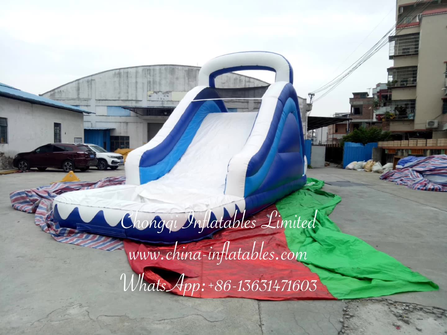 Hinchable Tobogan Inflable Tobogan Acuatico Inflable Con Brinca - Buy ...