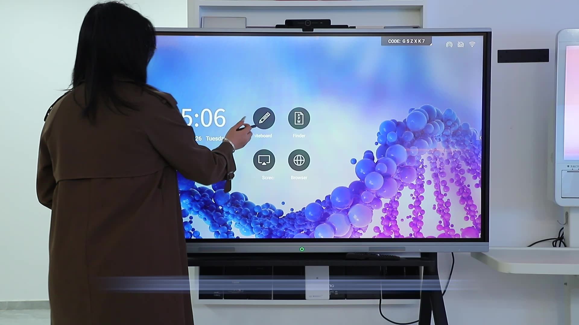 Multifunctional Classroom Smart Board Electronic Digital Monitor ...