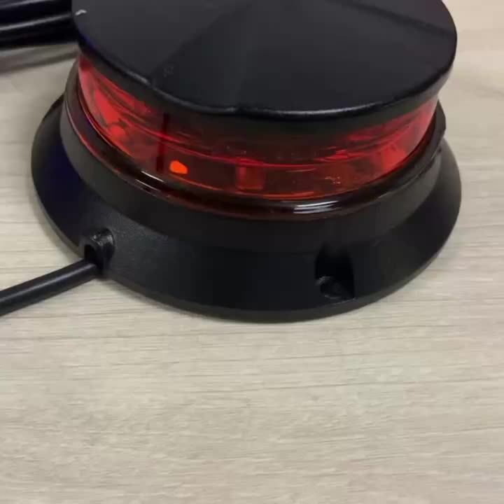 Ip69k Waterproof Led Strobe Beacon Warning Light Amber Red Blue Green ...