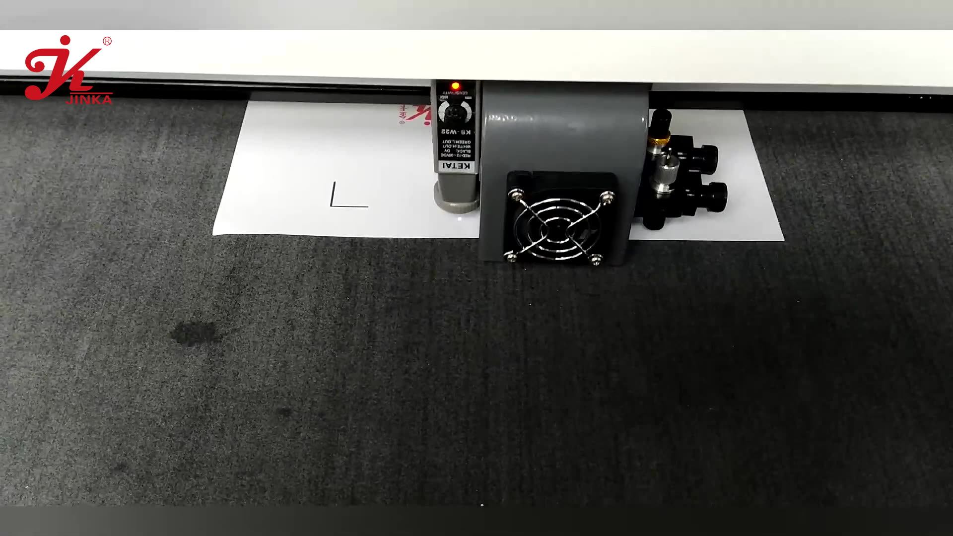 Jinka Vacuum Flatbed Plotter 4090 Corrugated Cardboard Cutting Plotter ...