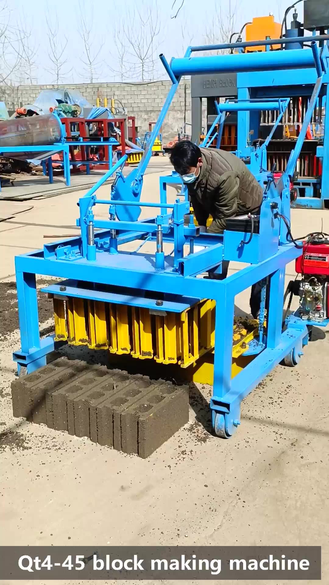 Diesel Egg Laying Concrete Block Machine Price Interlocking Manual ...
