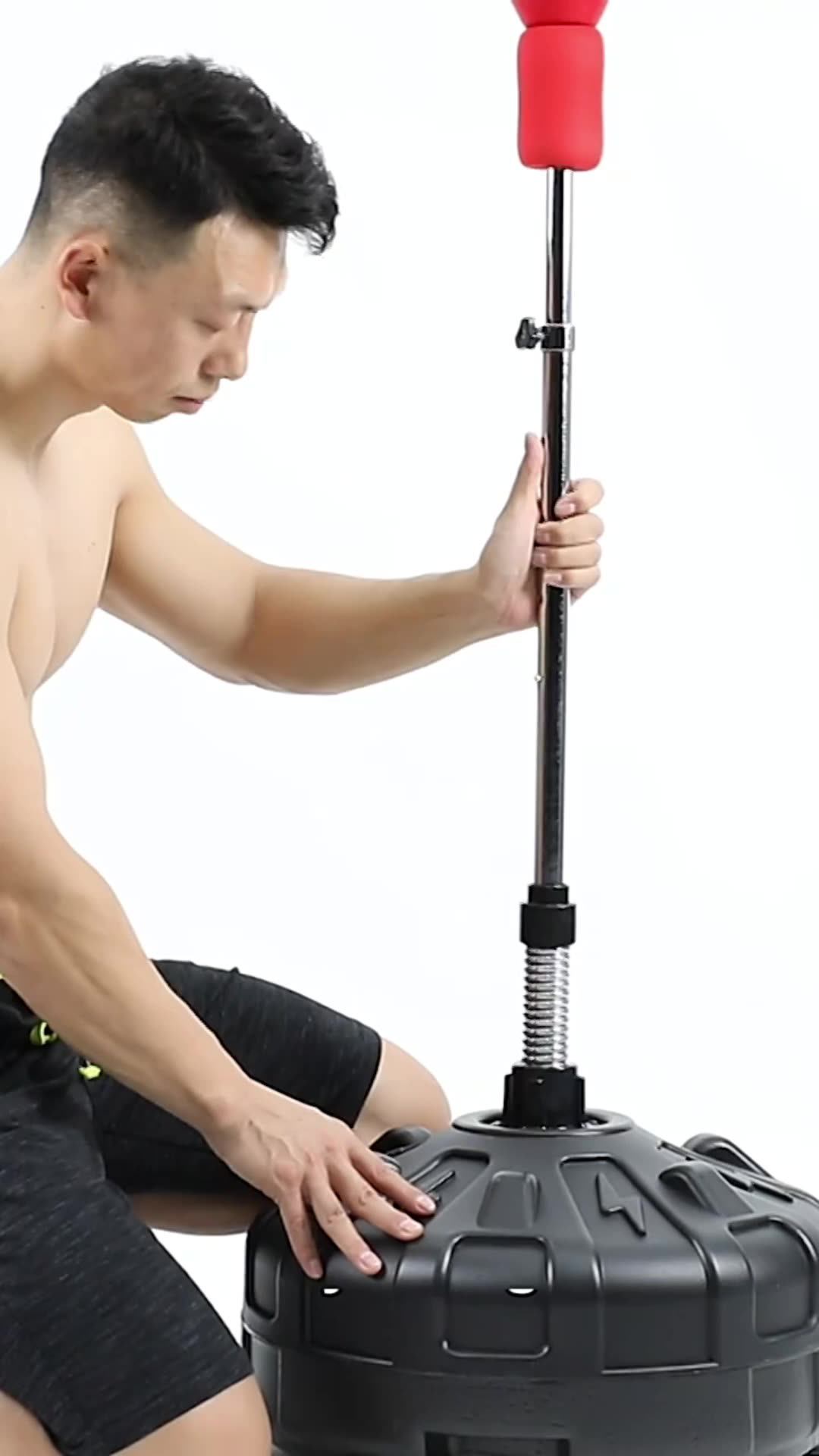 Free Standing Boxing 360 Reflex Punching Black Eco-friendly Punching ...