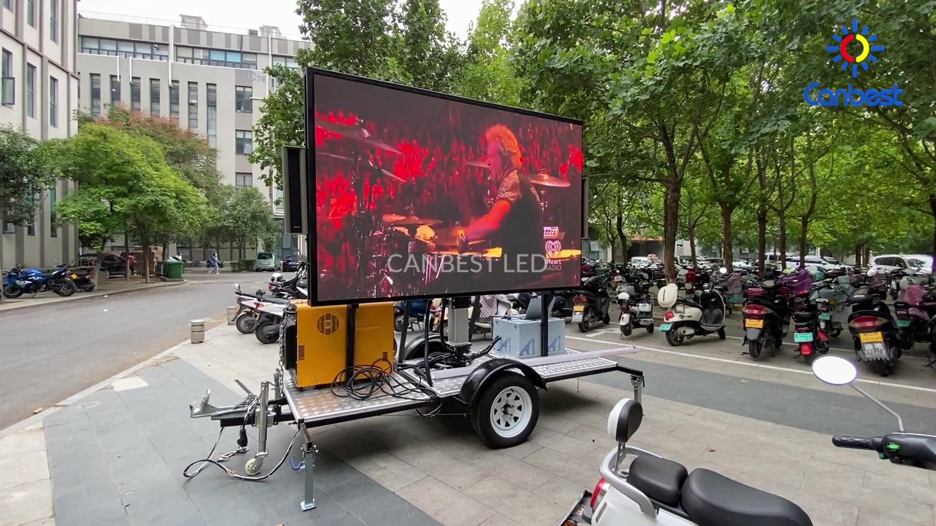 Waterproof Outdoor Digital Mobile Signage Vehicle Trailer Mounted Led ...