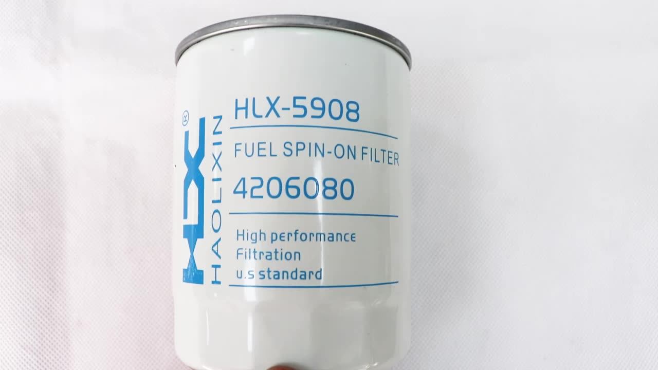 挖掘机燃油滤清器hlx-5908 4206080 Bf7602 4616545 20801-02172 23401-1341 1 ...
