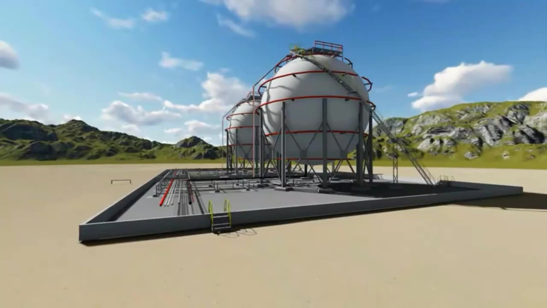 Asme Code 5000cbm 2500 Tons Liquid Ammonia Spherical Sphere Storage ...