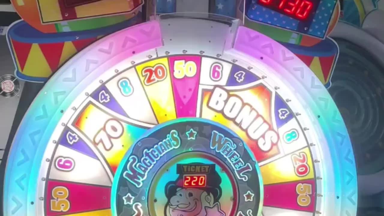 Hotselling Magicians Wheel Coin Operated Arcade Amusement Lottery ...