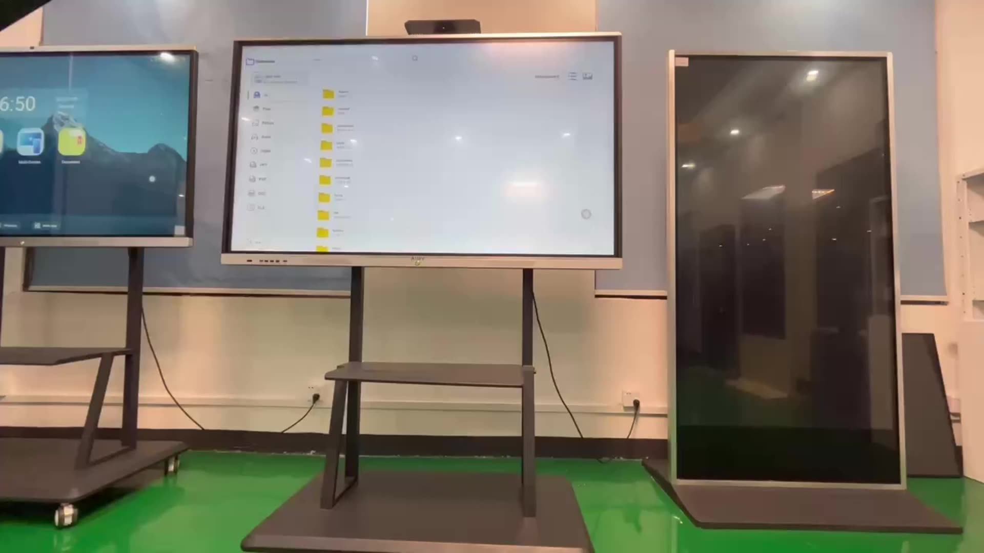 65 75 100 Inch 4k Interactive Boards Interactive Flat Panel Electronic ...