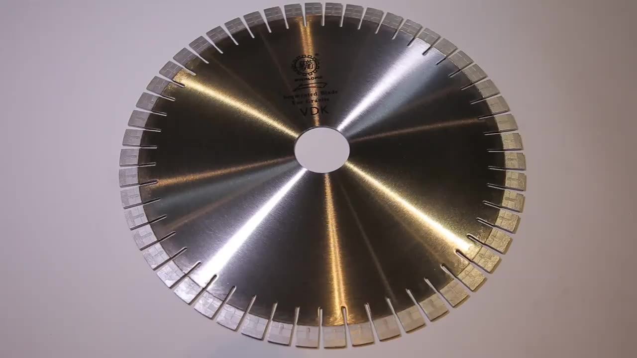 Wanlong 180mm Diamond Continuous Rim Saw Blade For Wet Cutting Marble ...