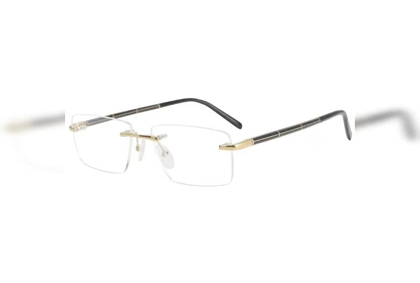 Montura Sin Lente Titanium Rimless Glasses Optical Frames Eye Glasses ...