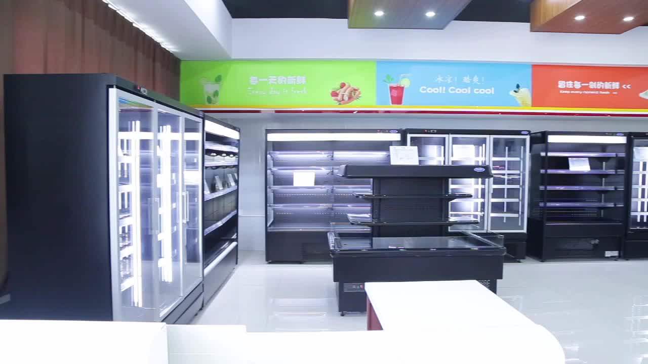 Customized Open Chiller/dairy Display Refrigerator/low Bottom Vegetable ...