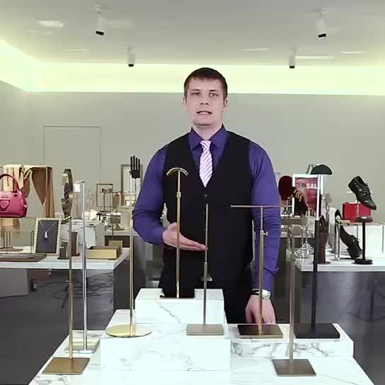 Modern Bag Display Rack Hand Bag Purse Single Hook Adjustable Height ...