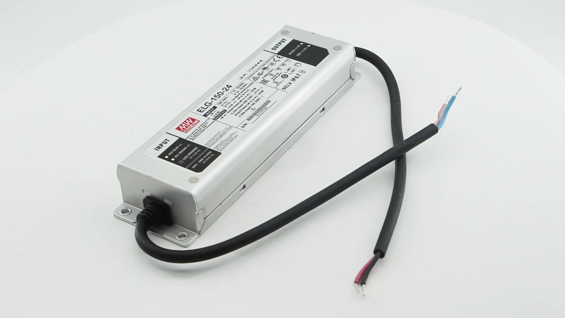 Meanwell Ip65 Elg-150-54 150w 54v Led Driver For Led Bay Light - Buy ...