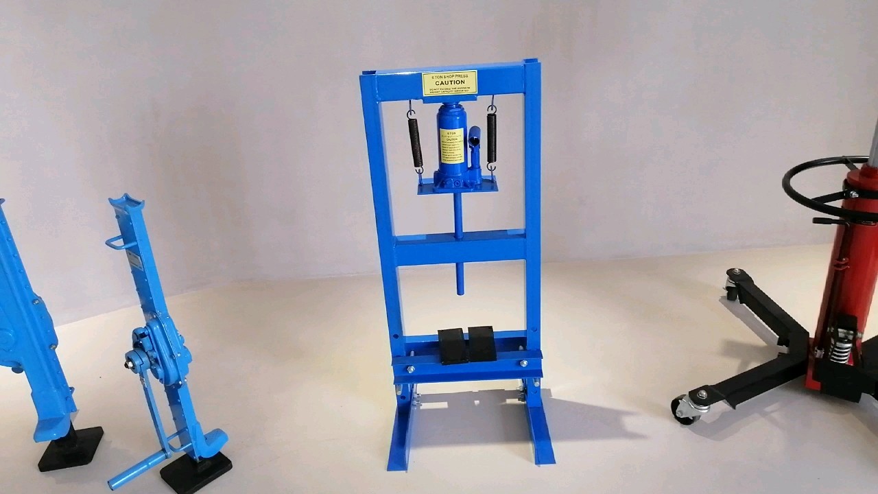 10 Ton Hydraulic Shop Press With Gauge - Buy 10 Ton Hydraulic Shop ...