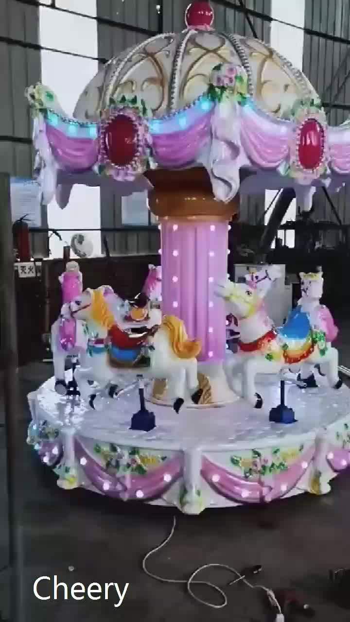 Amusement Park Baby Toy Merry-go-round Kids Rides Portable Small Merry ...