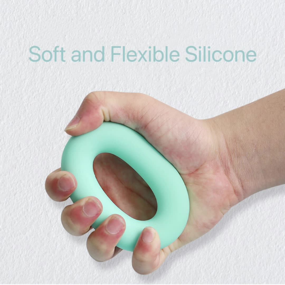 Silicone Grip Rings Exerciser Hand Strengthener Grip Strength Trainer ...