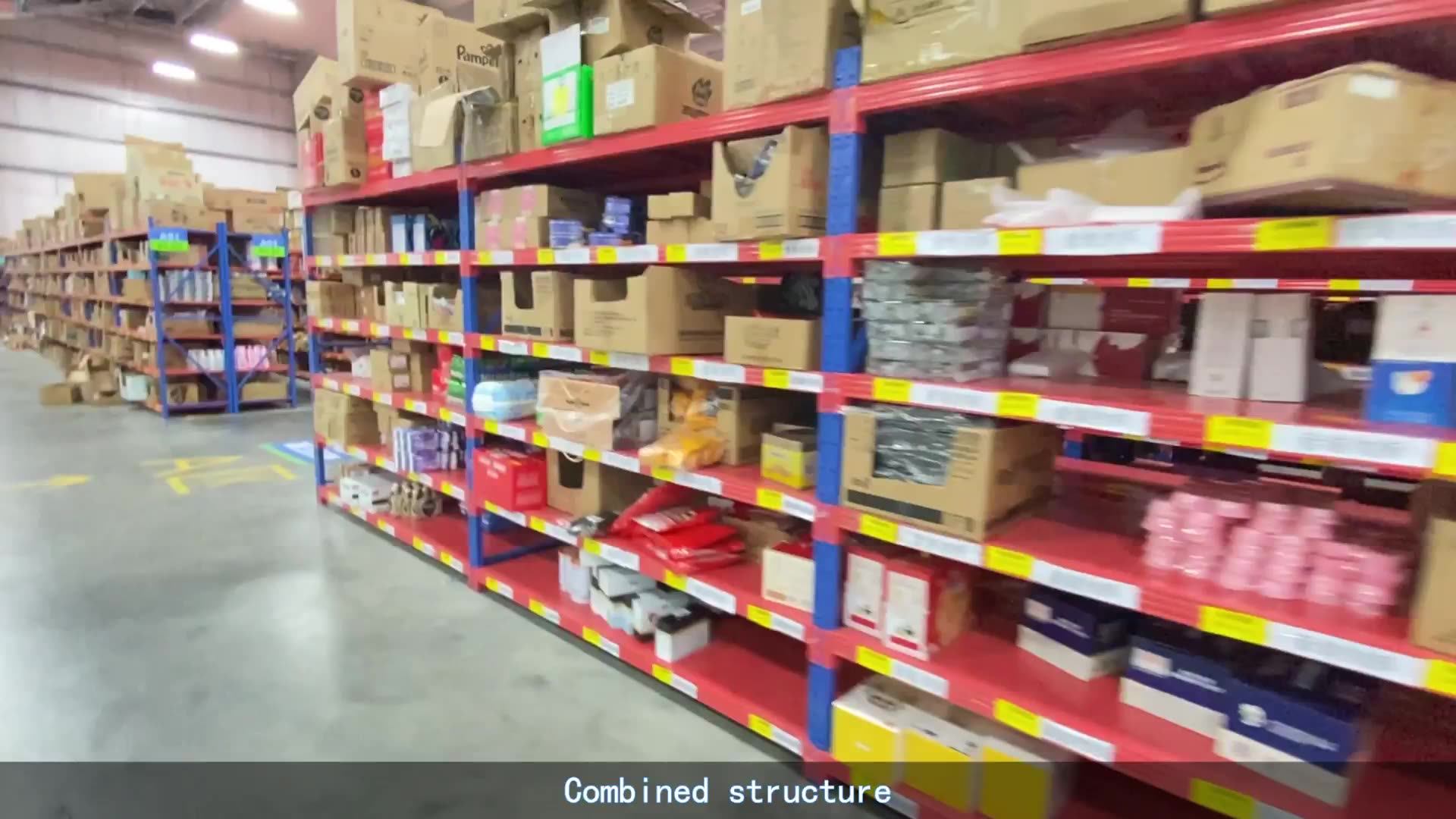 Long Span Racking System Storage Saving Space Industrial Warehouse ...