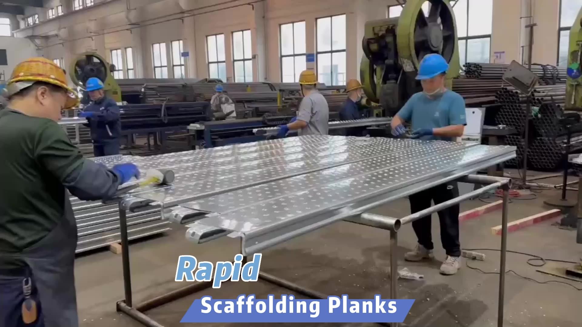 Aluminum Scaffold Plank With Trapdoor Plywood Walk Board Deck Scaffolding Planks For ...