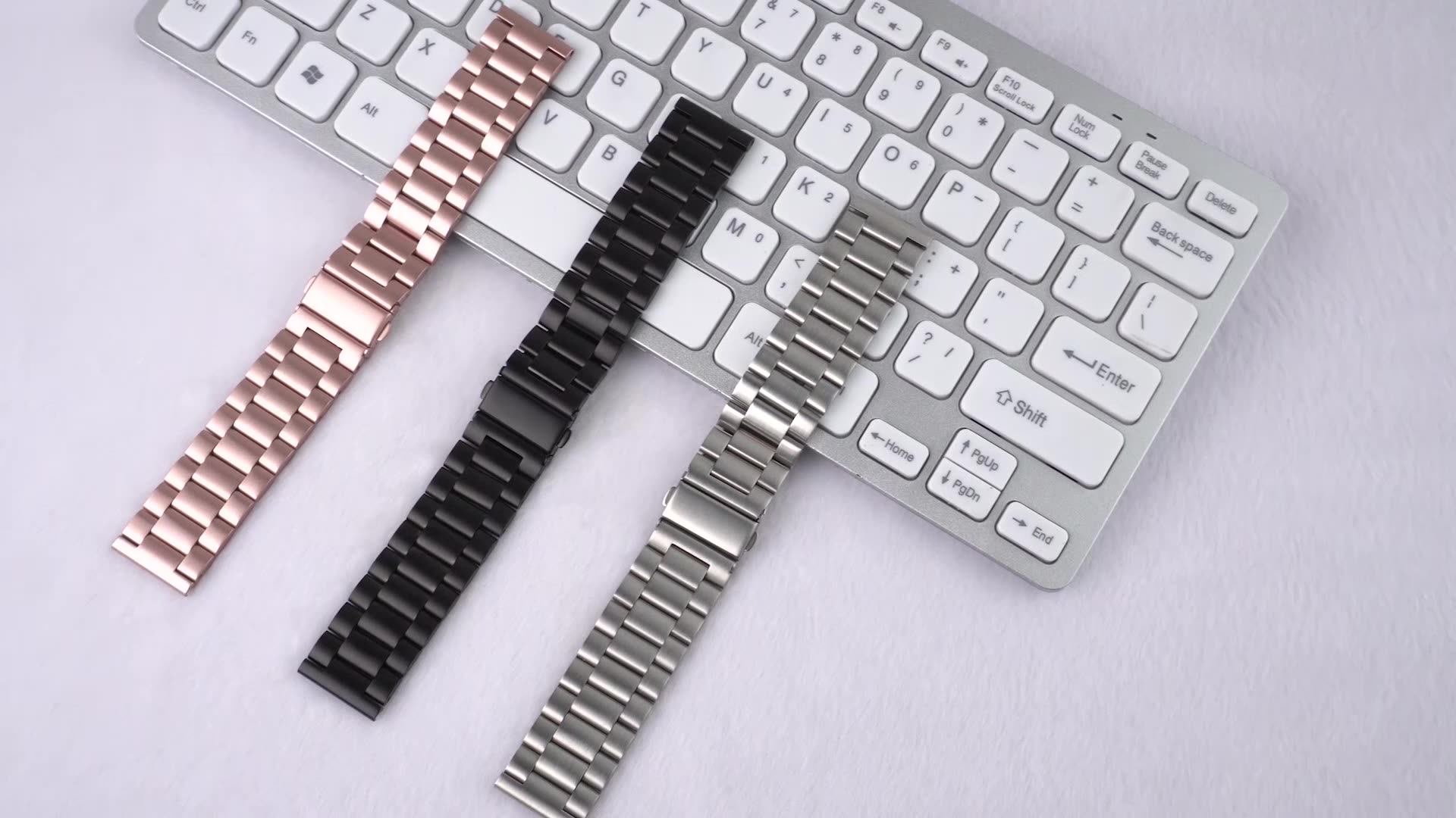 38mm 44mm Luxury Adjustable 316l Stainless Steel Watch Band For ...