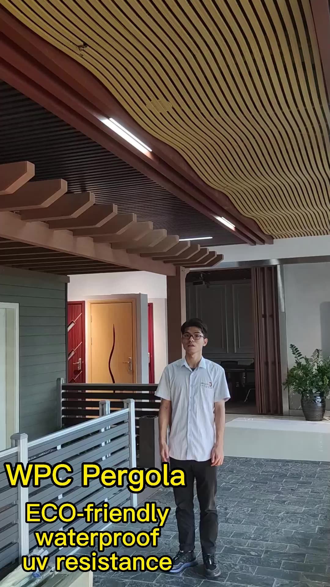 Guangzhou Outdoor Wpc Composite Pergola - Buy Wpc Composite Carport ...