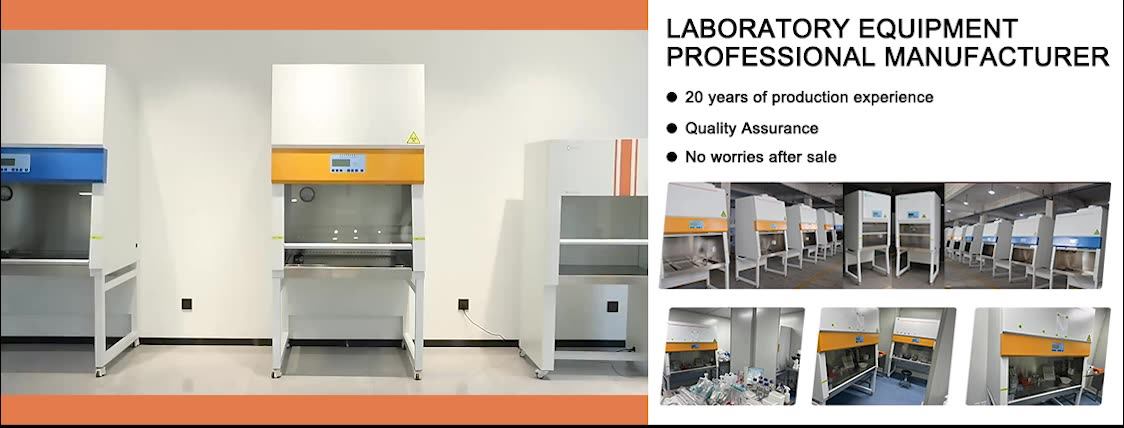 Laboratory Laminar Flow Cabinet Vertical Clean Bench For Two Persons ...