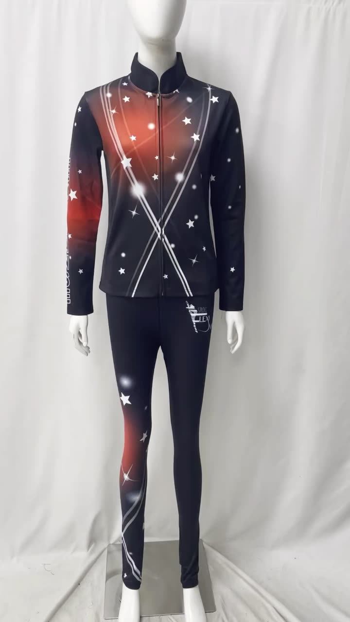 Oem Service Girls Warm Up Tracksuits Custom Made Sublimation Fashion ...