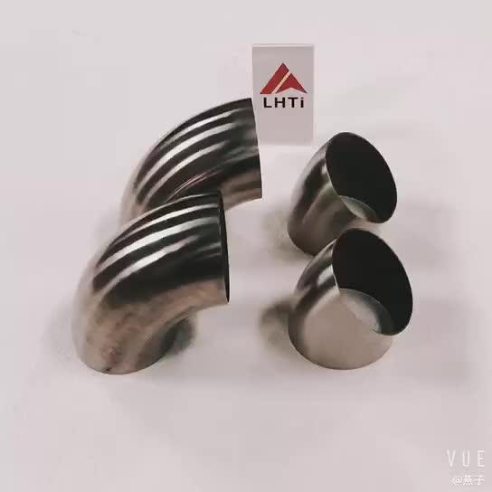 2"/2.5"/3"/4" Titanium Gr2 Elbow/bends With 1mm 1.2mm Wt Motorcycle ...